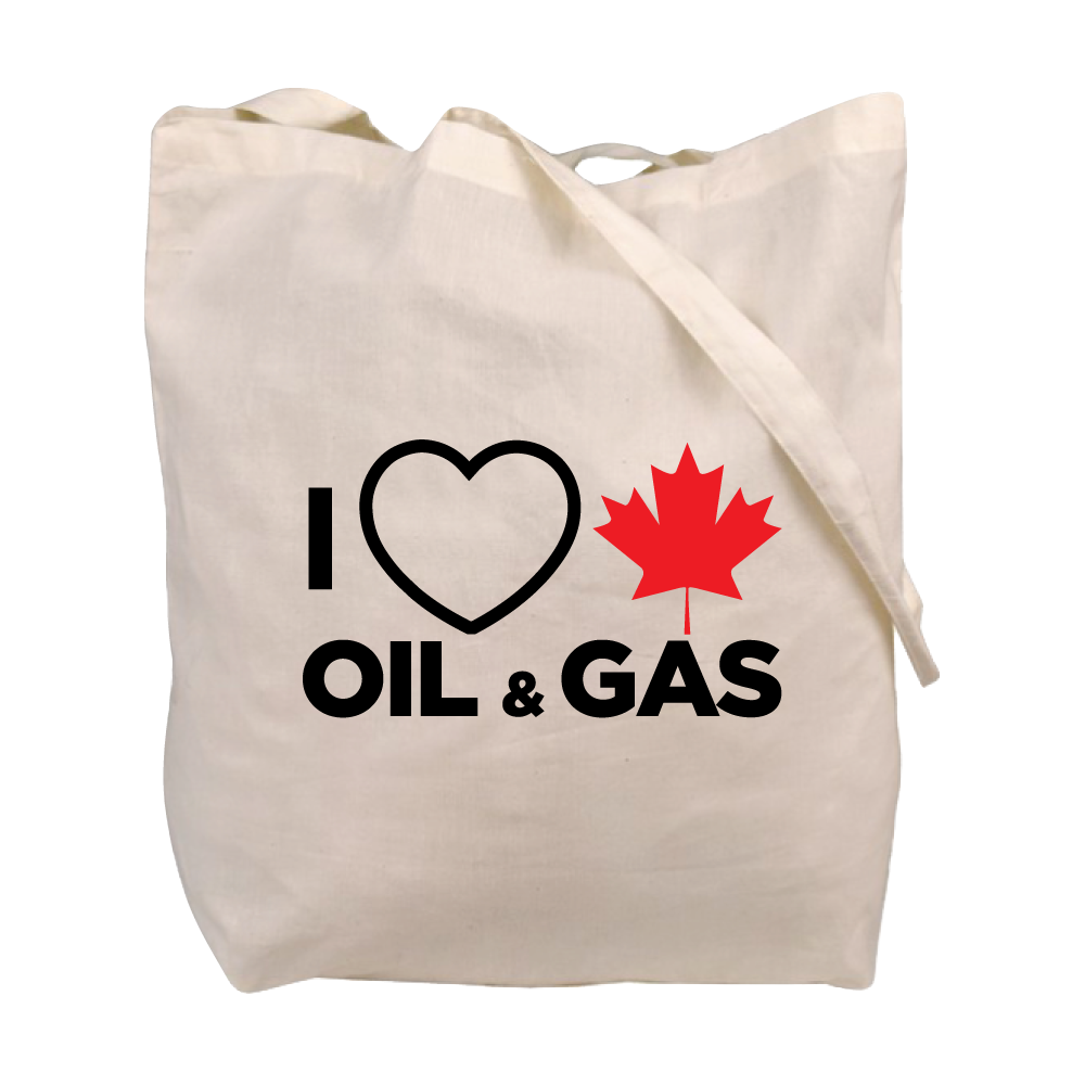 'I Love Oil & Gas' Tote Bag – canadaactionstore.ca